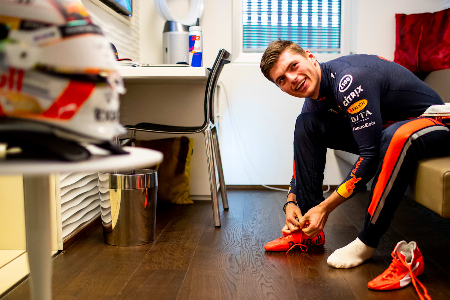 La habitación de los pilotos en el paddock de la F1