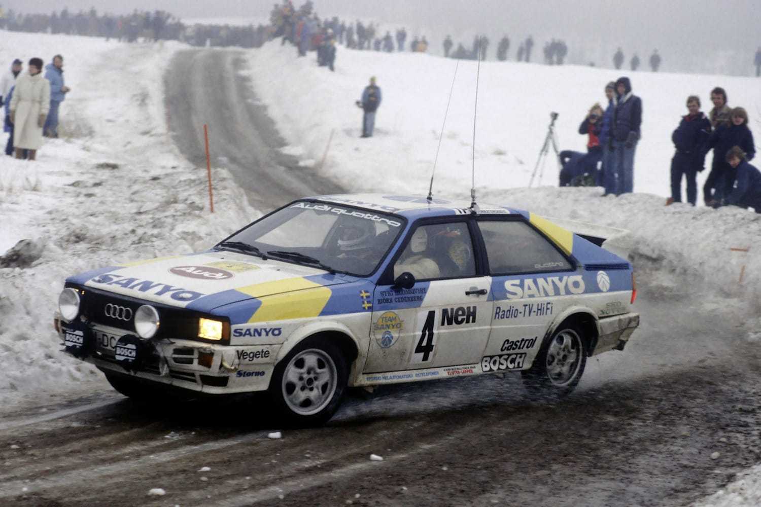 Rally - Así se lleva a saco un Audi Quattro