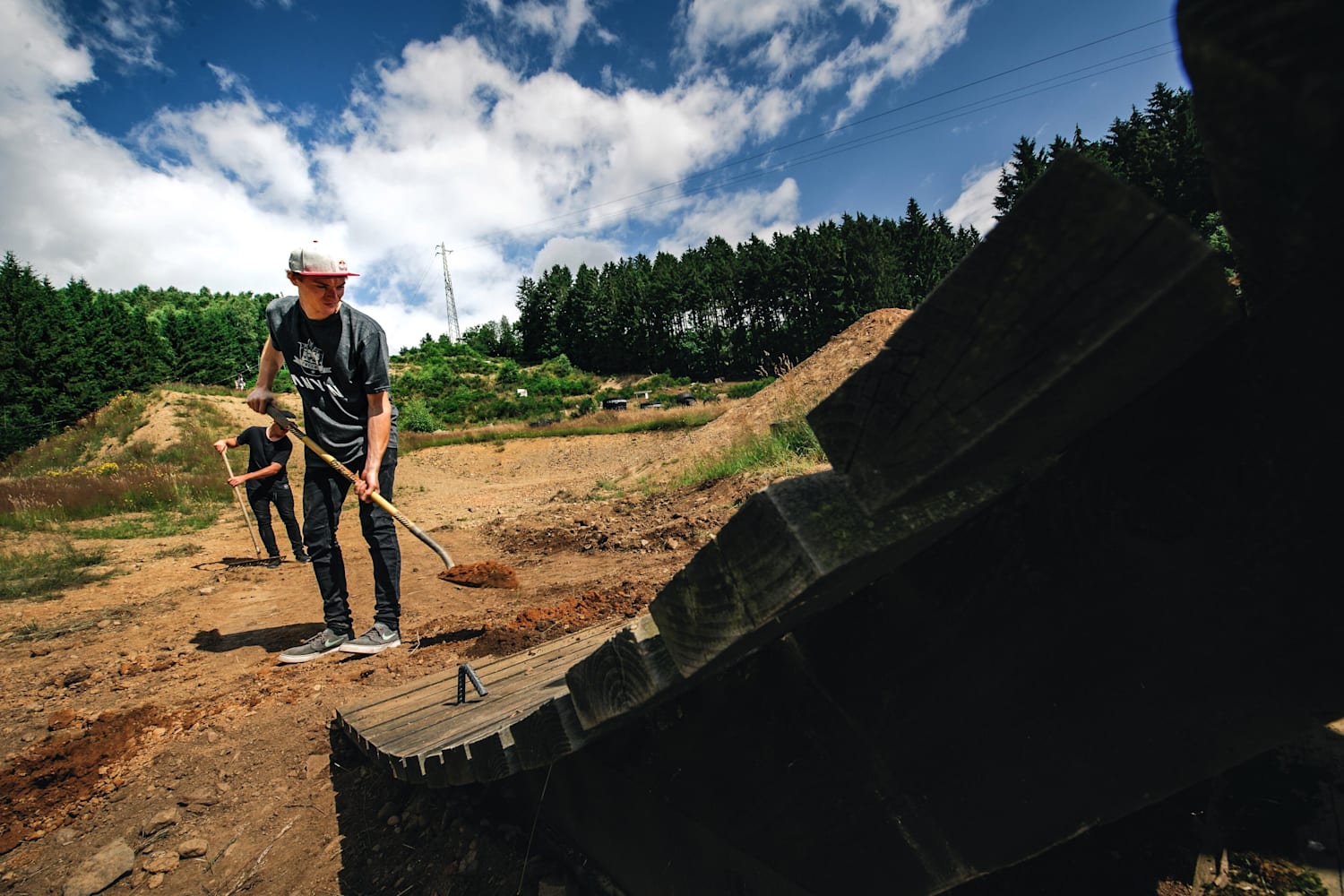 How to design a line when building mountain bike trails