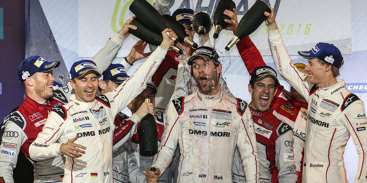 Mark Webber: Racing driver retires in Bahrain *images*