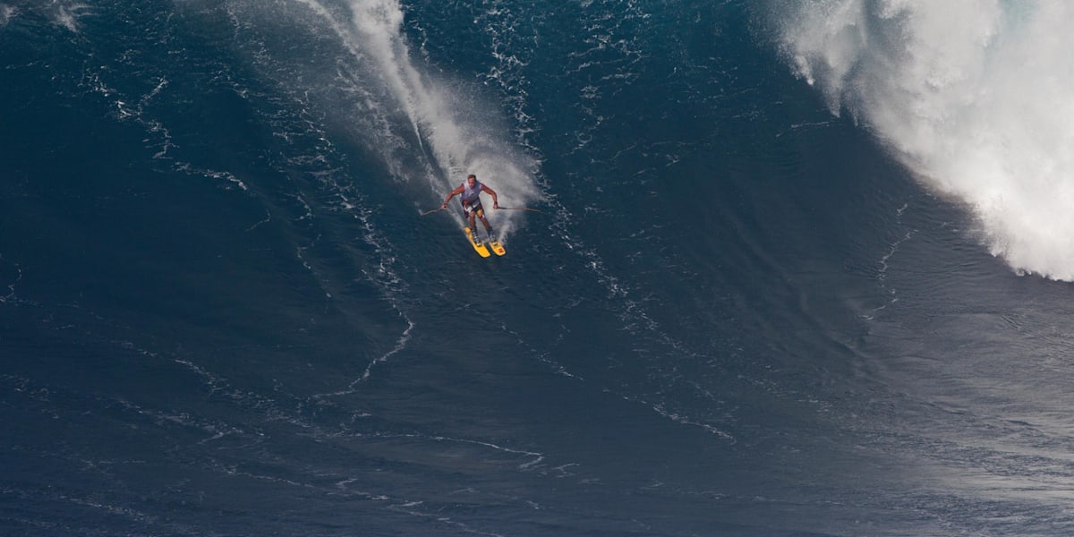 Chuck Patterson: surf con gli sci