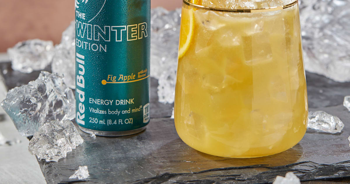 Mocktail Recipes: Red Bull Winter Edition Fig Apple