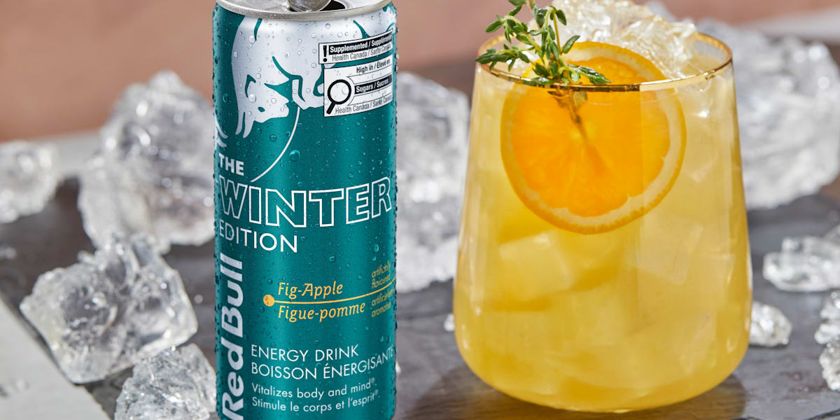 Mocktail Recipes: Red Bull Winter Edition Fig-Apple