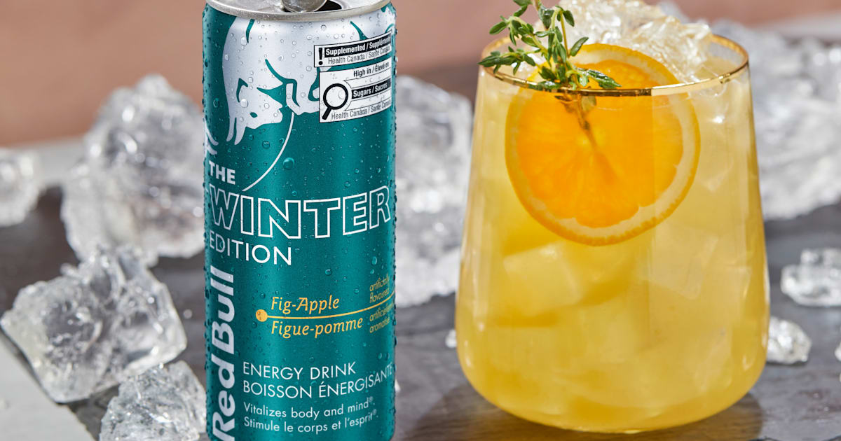 Mocktail Recipes: Red Bull Winter Edition Fig-Apple