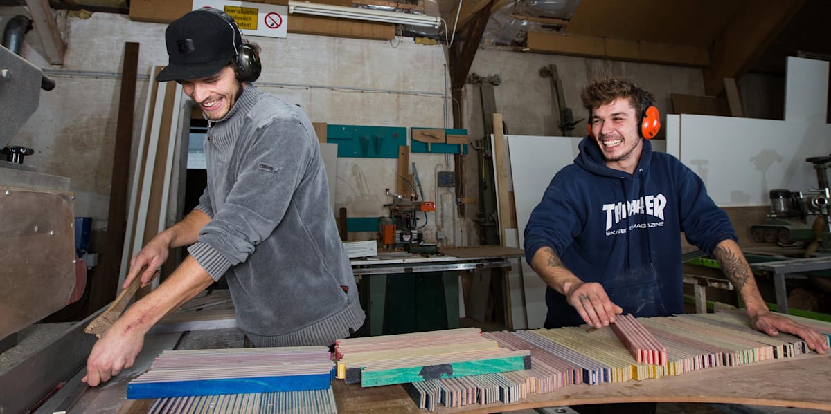 Skateboard-Recycling mit Willow & Jan Kriemer