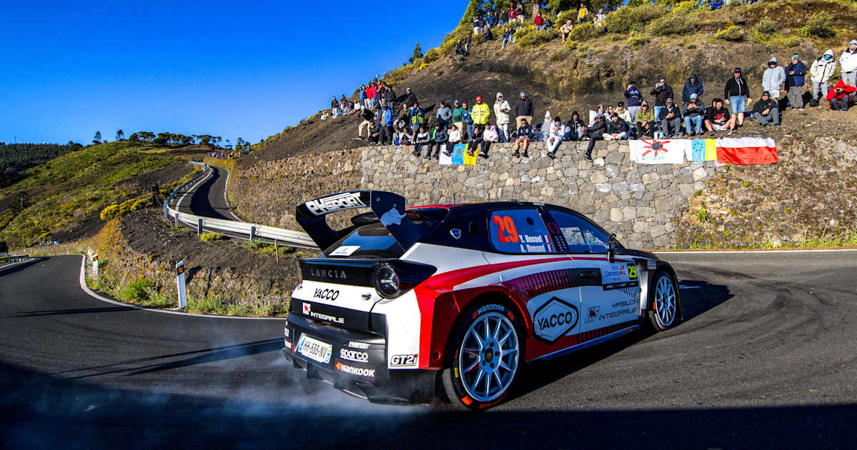 Rossel takes control of WRC2 in Canarias
