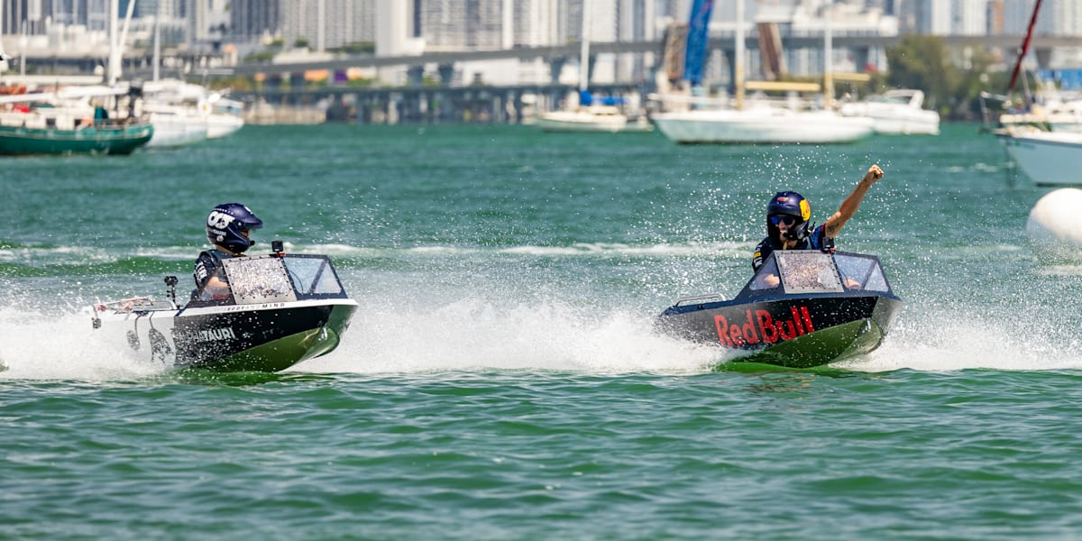 Cómo se crearon las mini lanchas de los pilotos de F1