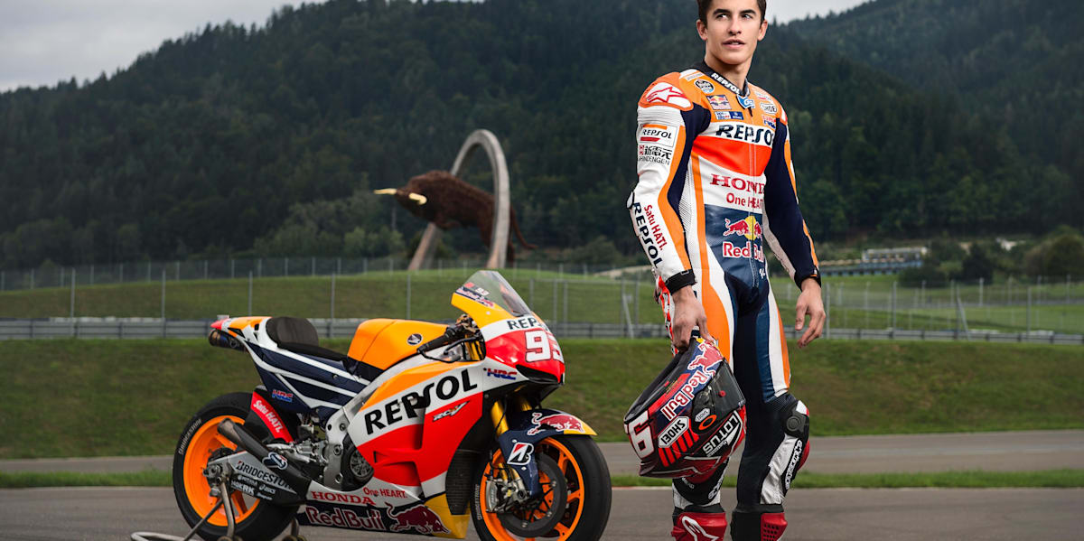 Marc Márquez entrena en el Red Bull Ring Austria
