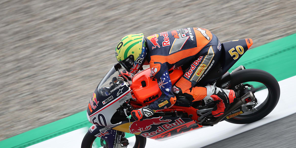 Thompson racing up front in Austria before a tough brake