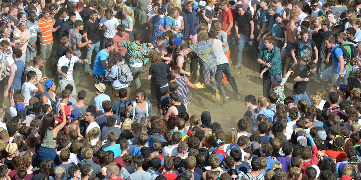 ¿Qué es un Mosh pit? 10 fotos para descubrirlo