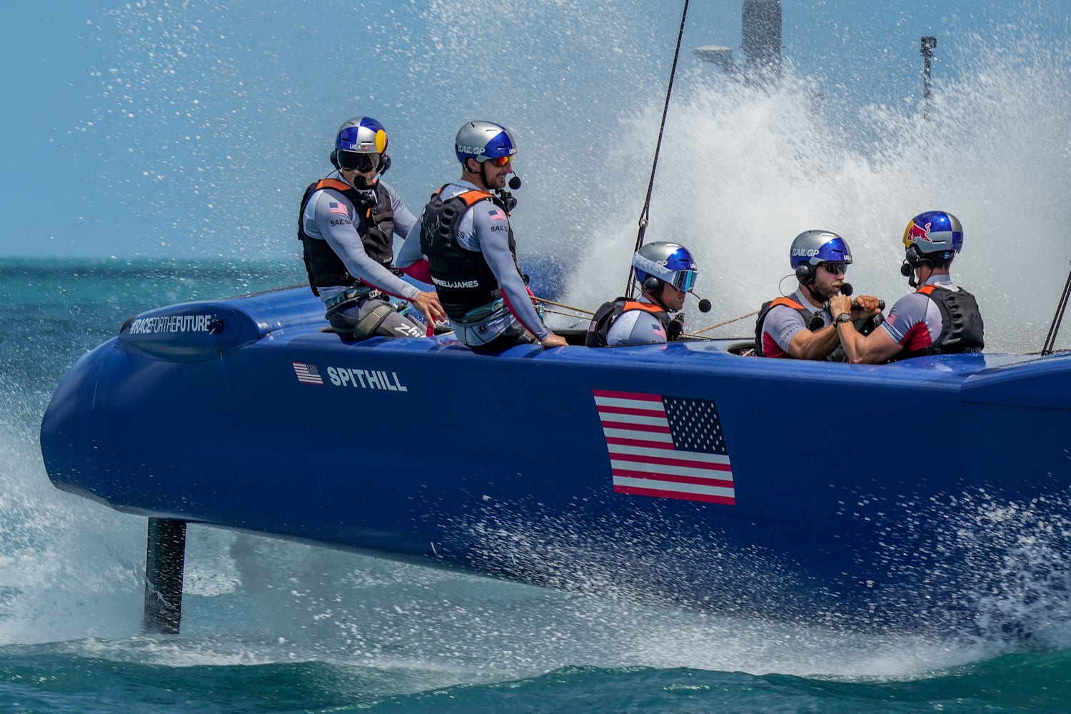 Jimmy Spithill: Bermuda Sail Grand Prix capsize
