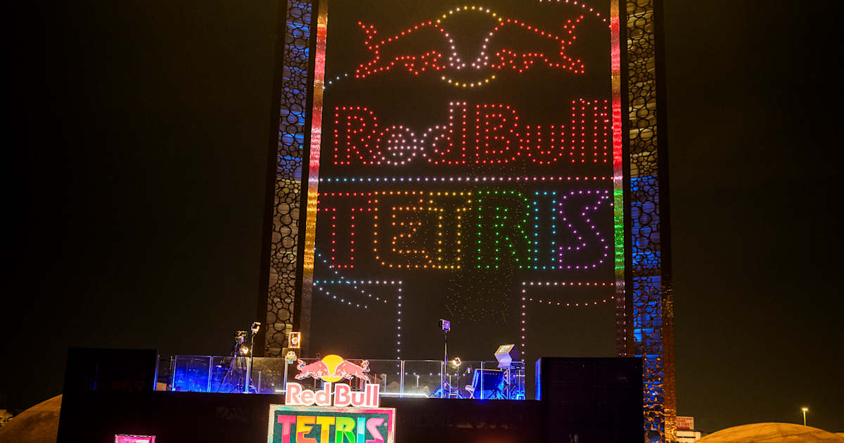 Red Bull Tetris® BTS: How they set up 4,000 drones