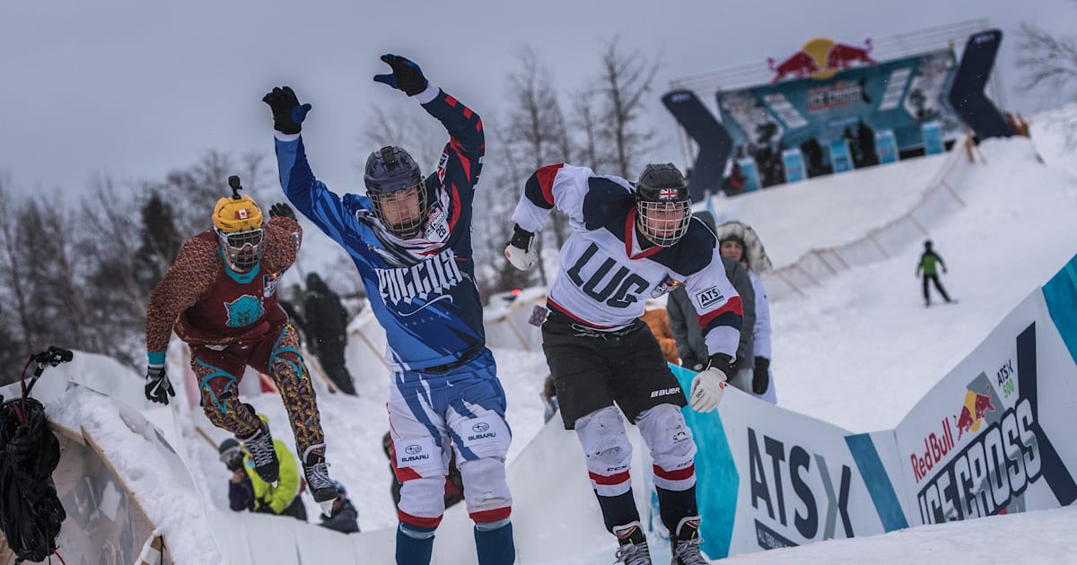 Red Bull Ice Cross 2020: Mont du Lac highlights – video