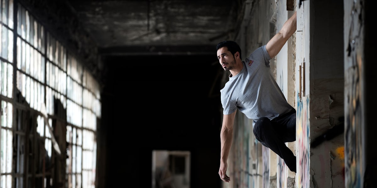 Al Attar in Santorini for Red Bull Art of Motion