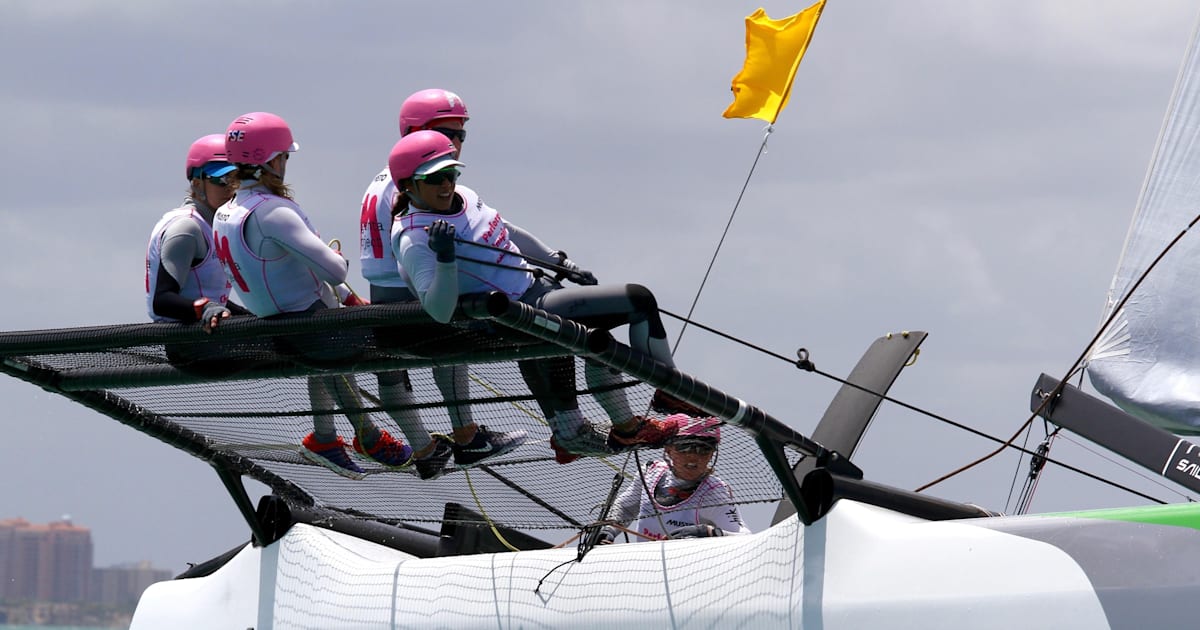 Molly Meech and Alex Maloney sail The Magenta Project