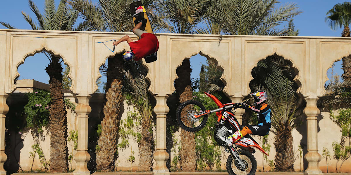 Vidéo : Tricks en FMX, wakeboard et freerun au Maroc
