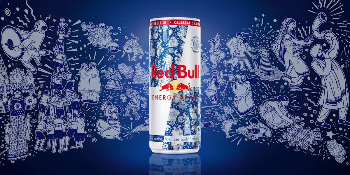 The Red Bull India Limited Edition Celebration Can