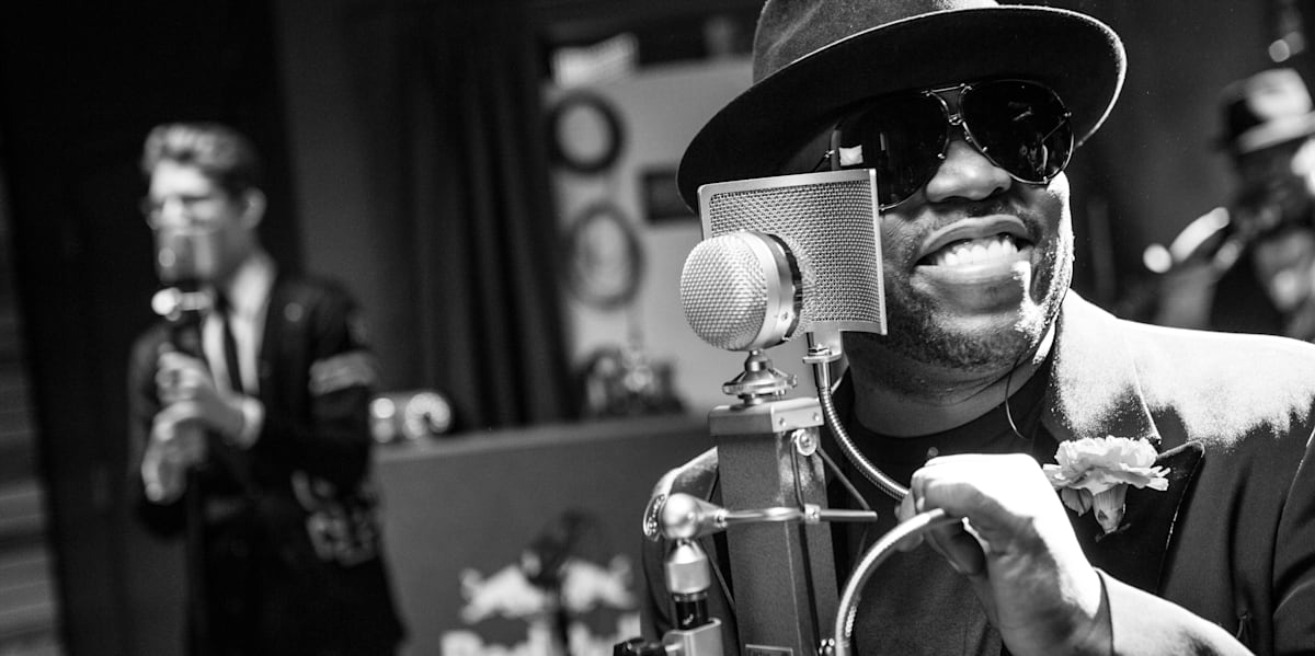 Big Boi performs at the Red Bull Studio in LA