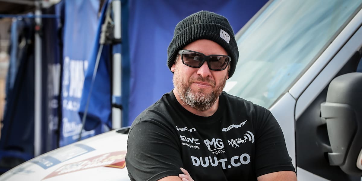 Filip Dąbrowski praca menedżera w Rajdzie Dakar