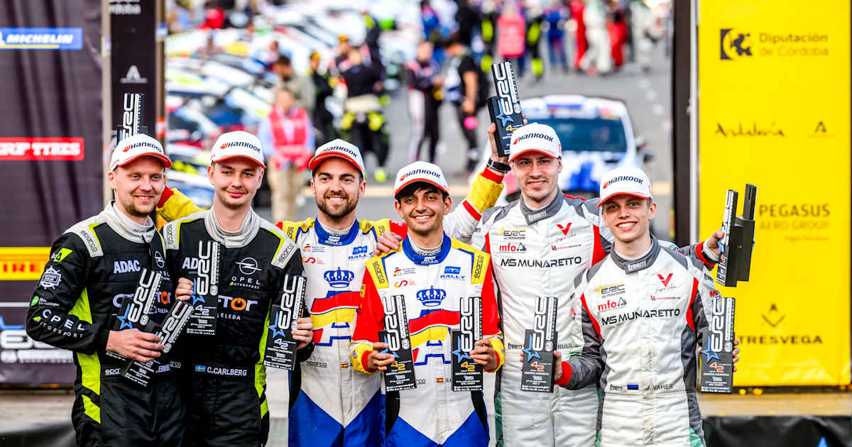 Home hero Pérez claims debut Junior ERC success