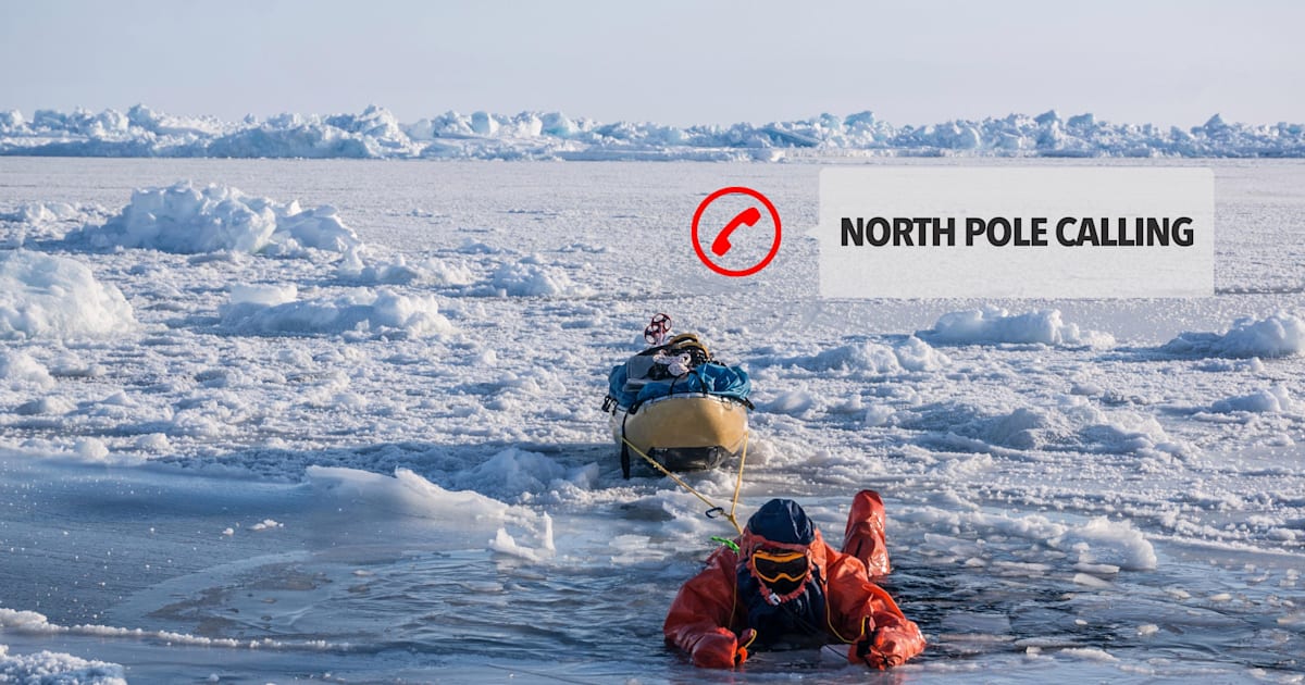 See what its like to walk to the North Pole