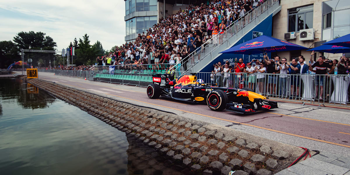 David Coulthard F1 demo tijdens Jack's Racing Day
