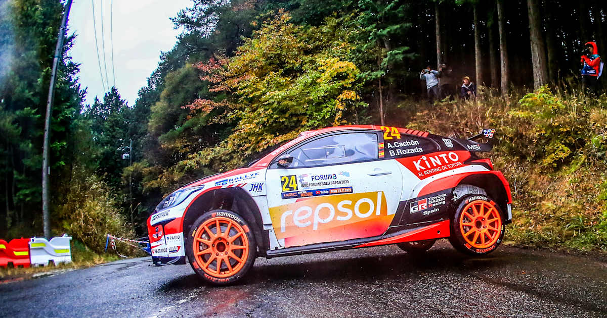 Cachón seals maiden WRC2 win in Japan