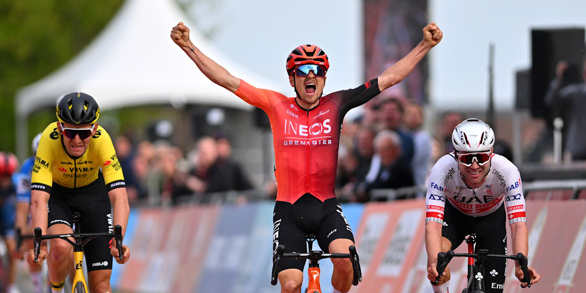 Tom Pidcock: Victory at Amstel Gold