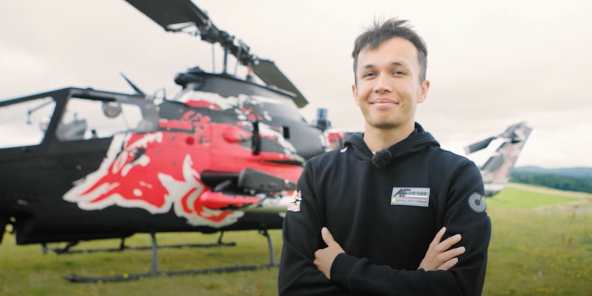 Alex Albon im Extrem-Interview hoch über dem Nürburgring