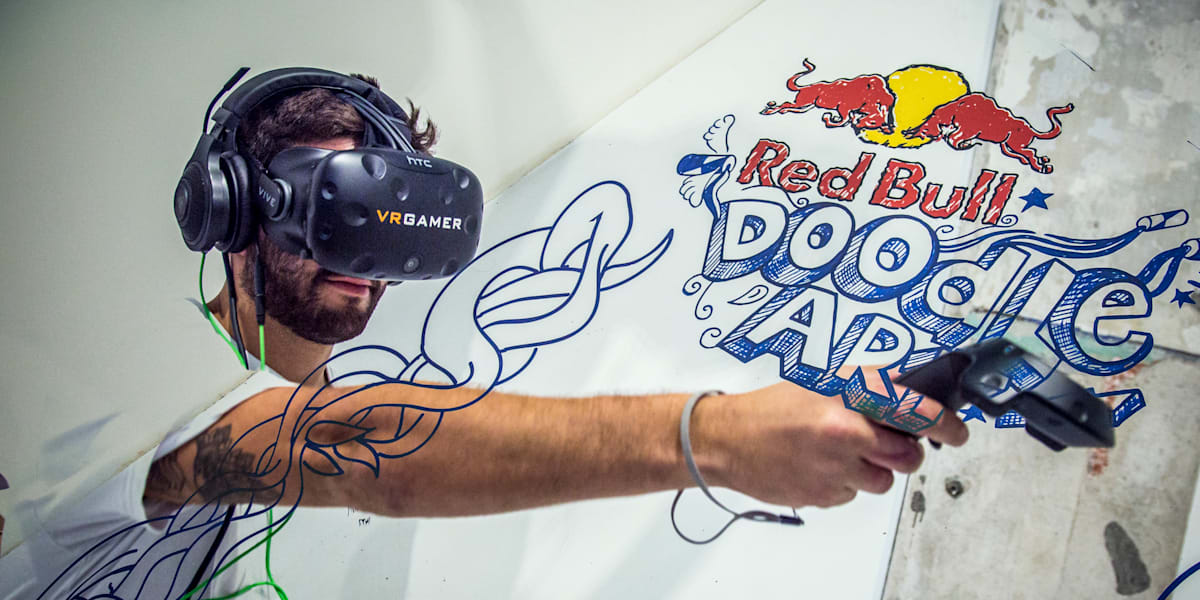 Red Bull Doodle Art