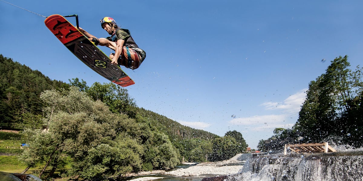 Wakeboarding at Austria's Highest Peak