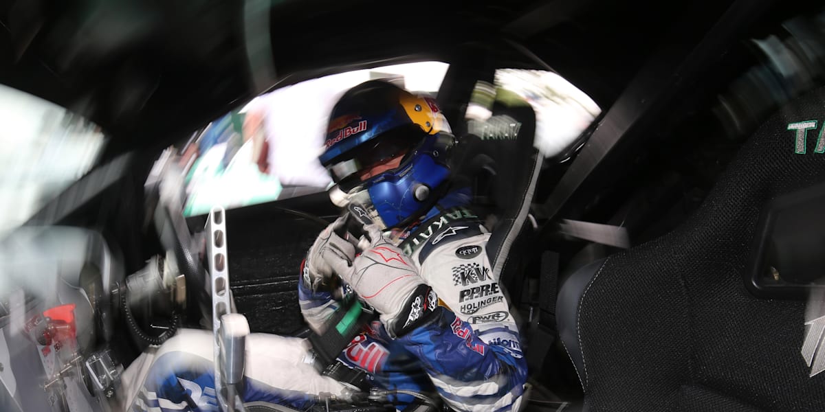 Watch Mad Mike working the wheel at Goodwood