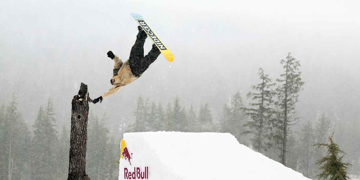 Red Bull Landing Gear Mt. Bachelor, Oregon snowboard