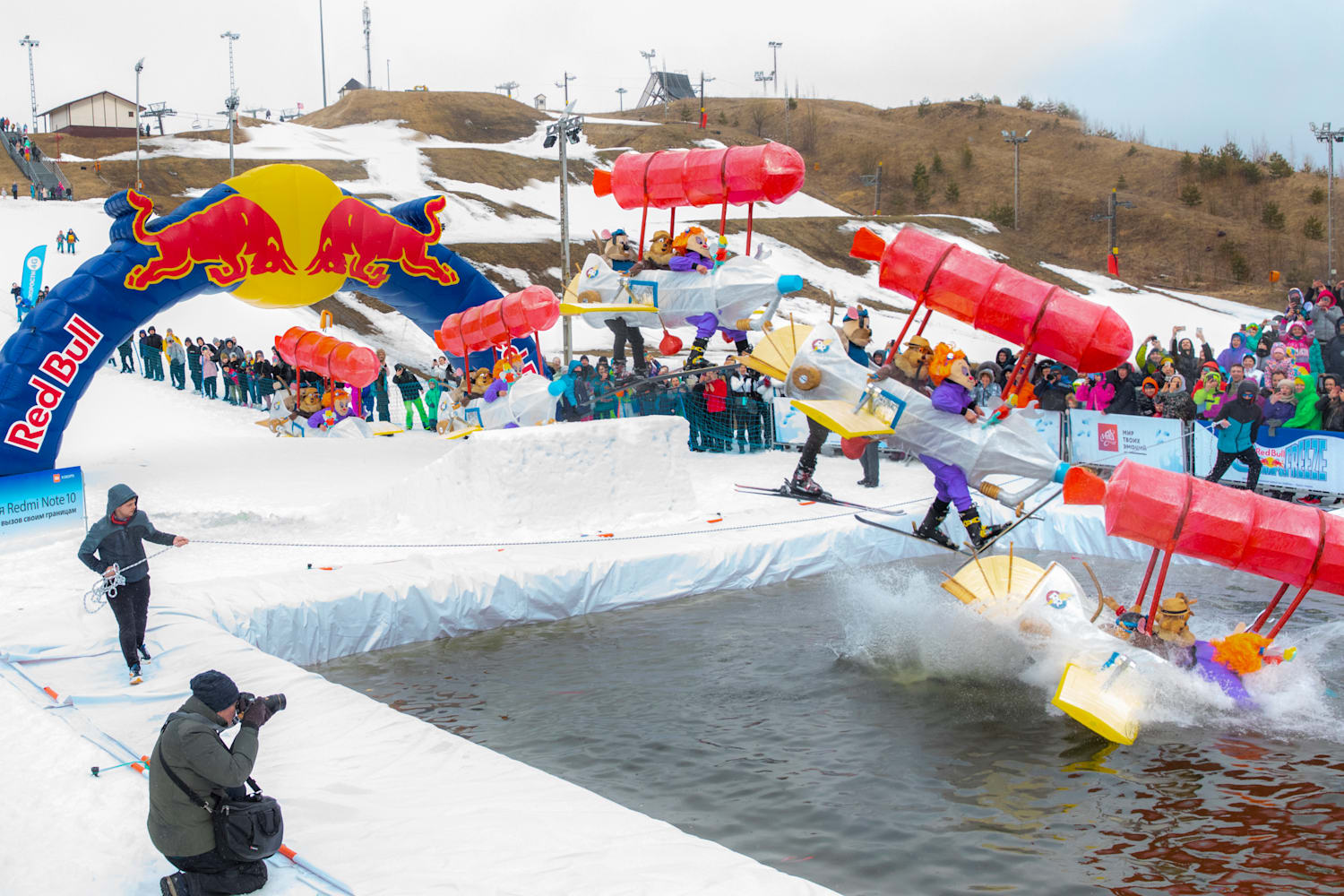 Победители Red Bull Jump&Freeze в Санкт-Петербурге