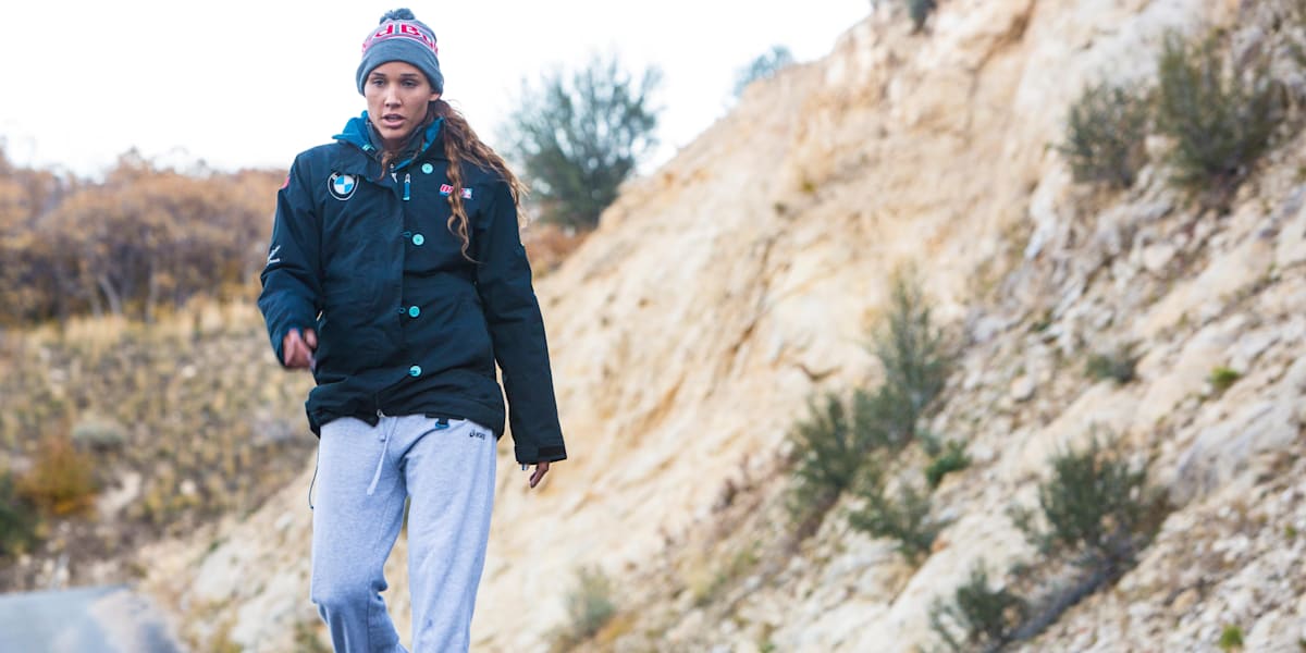 Lolo Jones: Fotos vom Bobtraining
