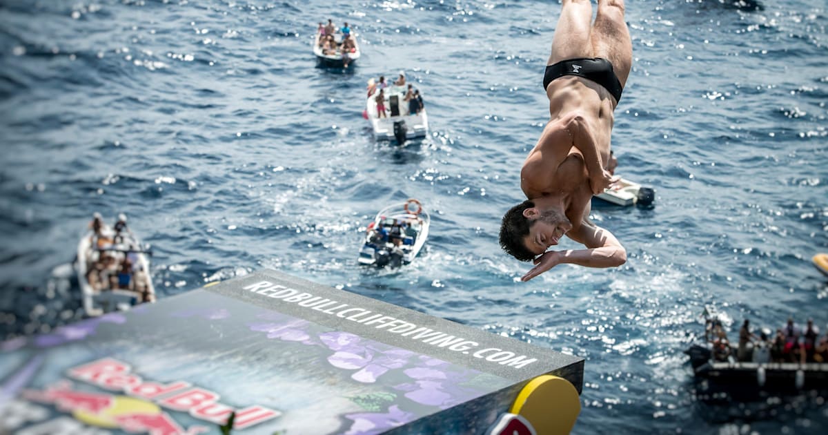 el salto de la victoria Red Bull Cliff Diving Azores