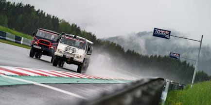 Con Pinzgauers en el Red Bull Ring