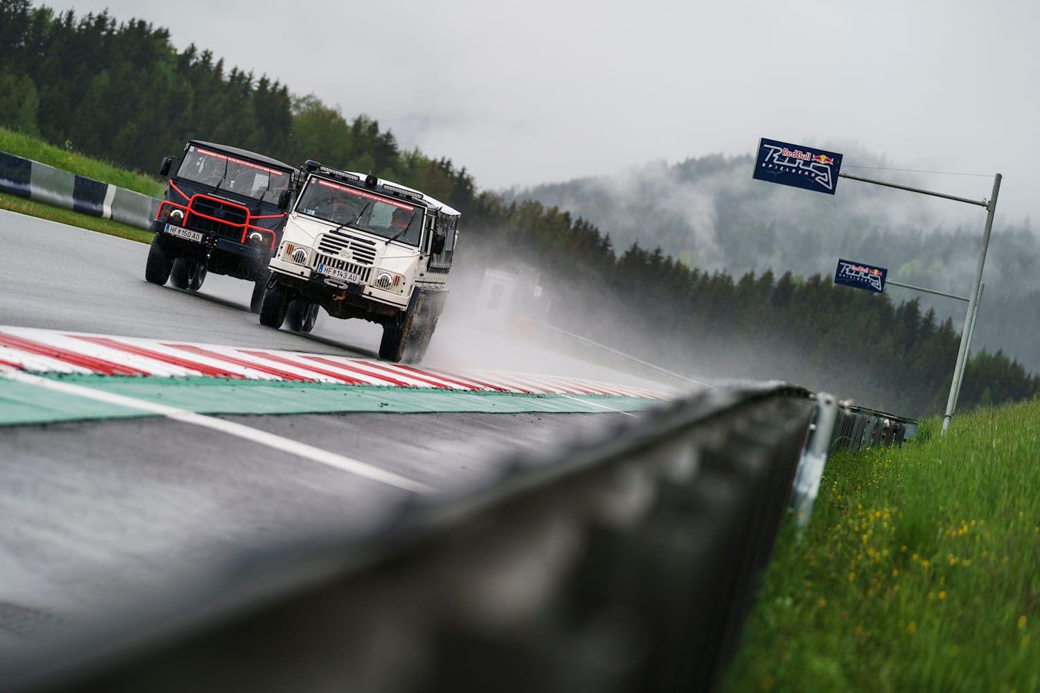 Mit Pinzgauern am Red Bull Ring