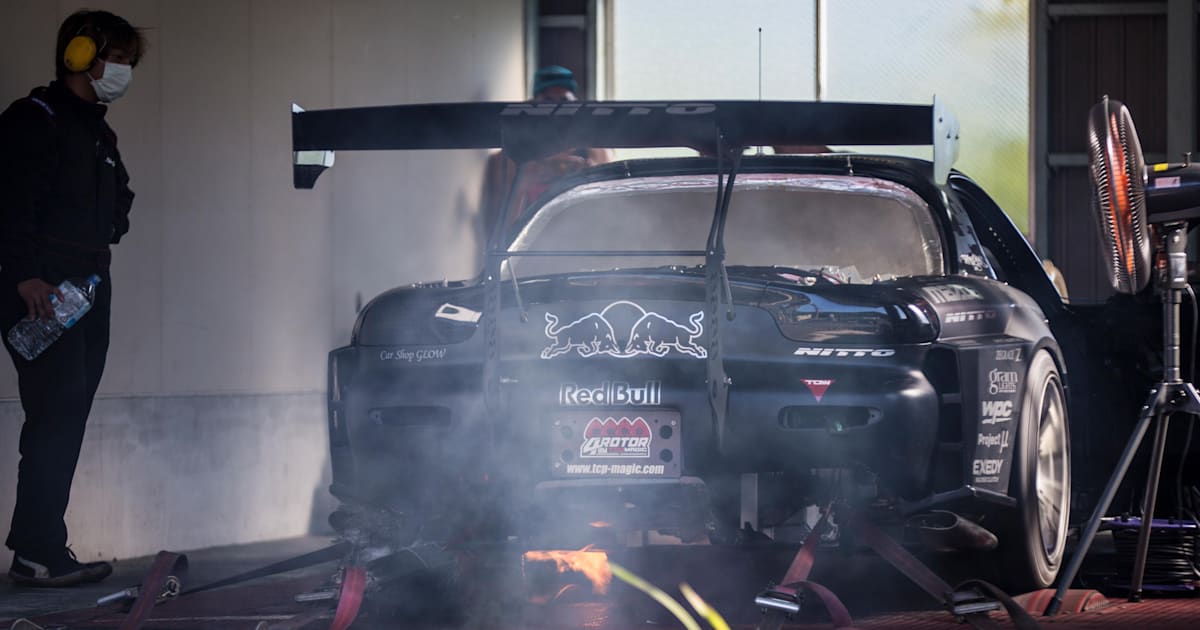 Mad Mike Whiddett's Mazda RX7 HUMBUL