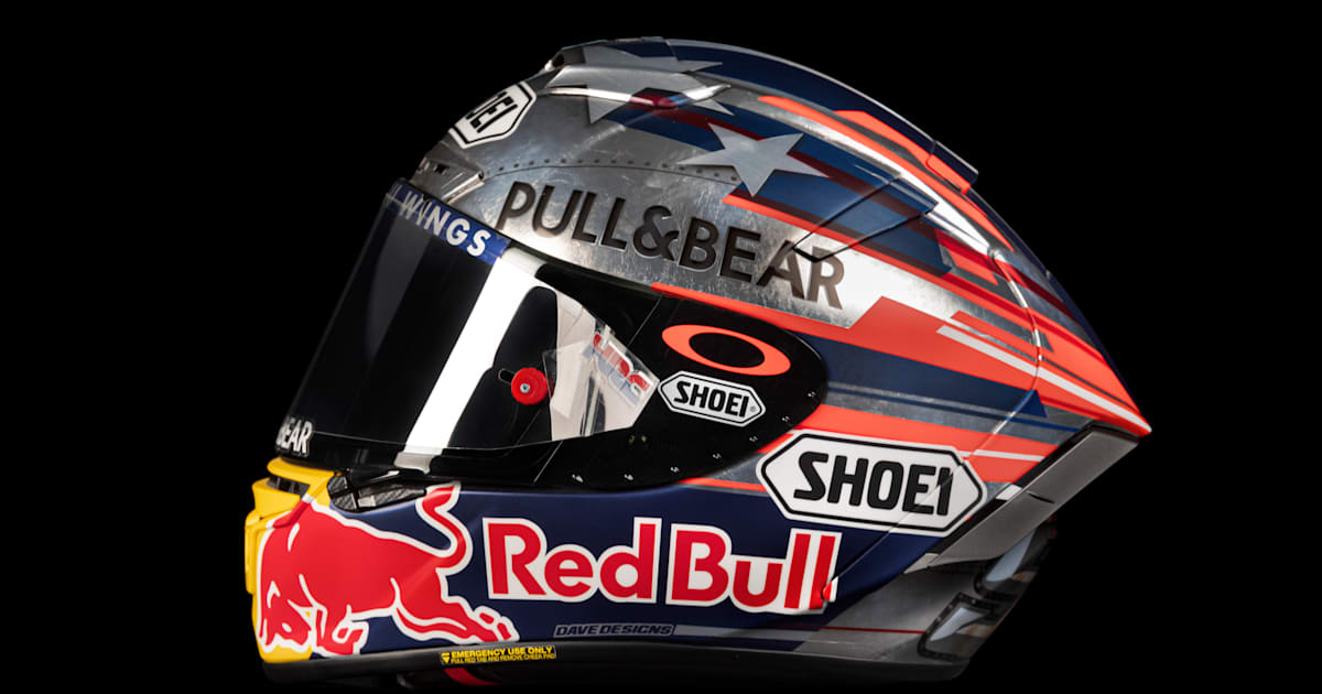 Marc Márquez's Helmet - Iron Head, 2017, GP Americas