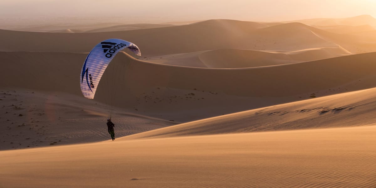 Parapente : Tim Alongi & JB Chandelier en Namibie Vidéo