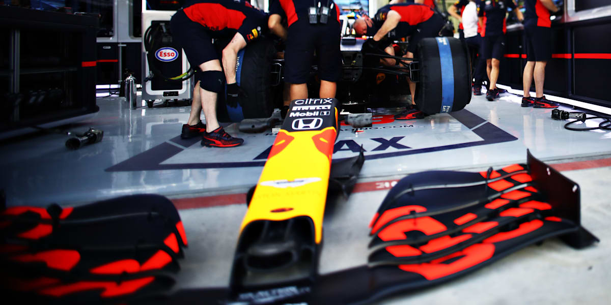 Behind The Charge In The Red Bull Racing Garage