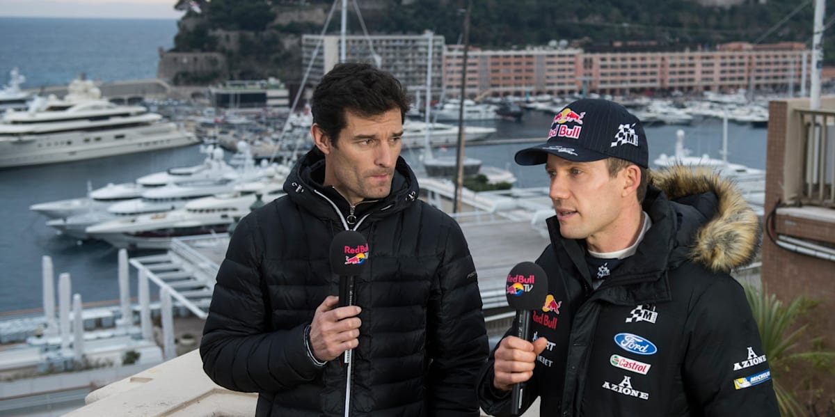 Mark Webber and Seb Ogier chat Monte Carlo Rally