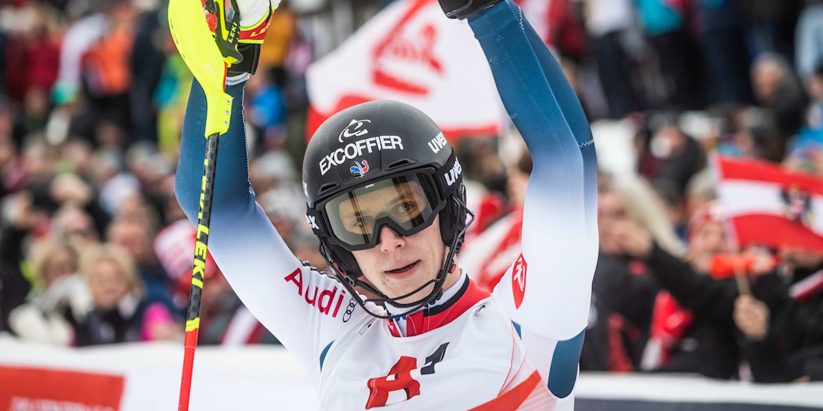 Clément Noël: FIS World Cup slalom victory in Chamonix