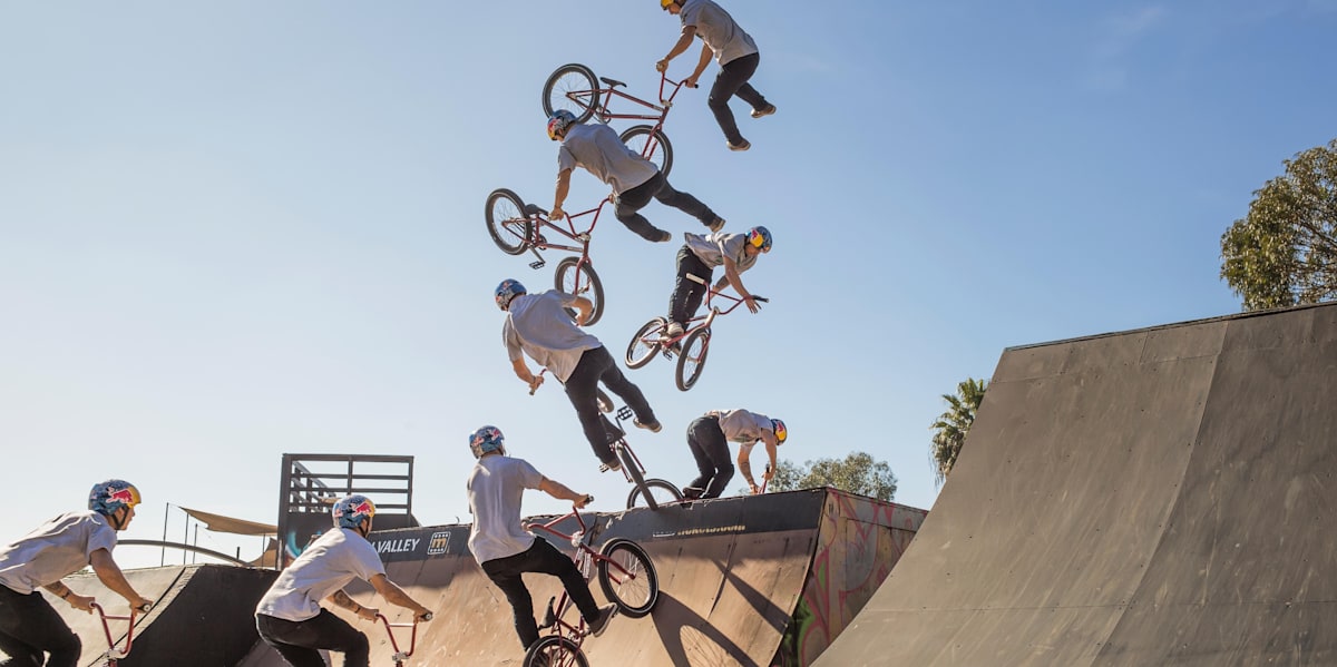 Manobras de BMX como você nunca viu