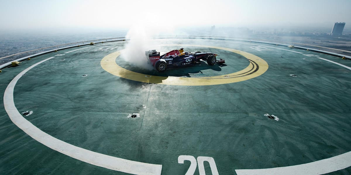 David Coulthard fête le titre de Red Bull Racing