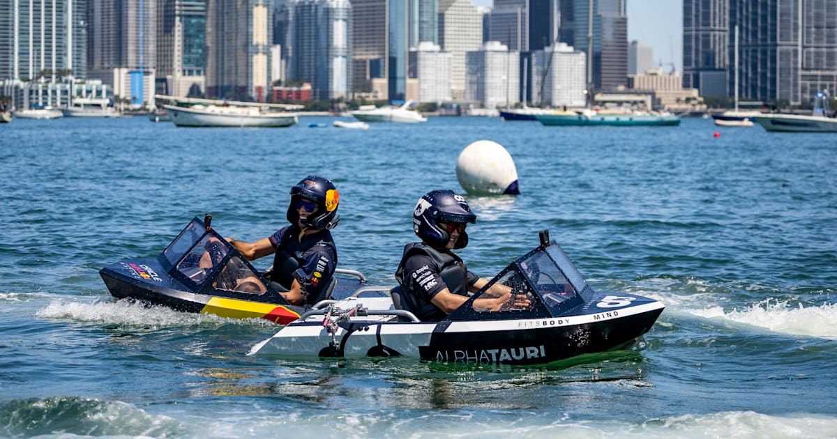 How F1 drivers’ mini jet boats came to life