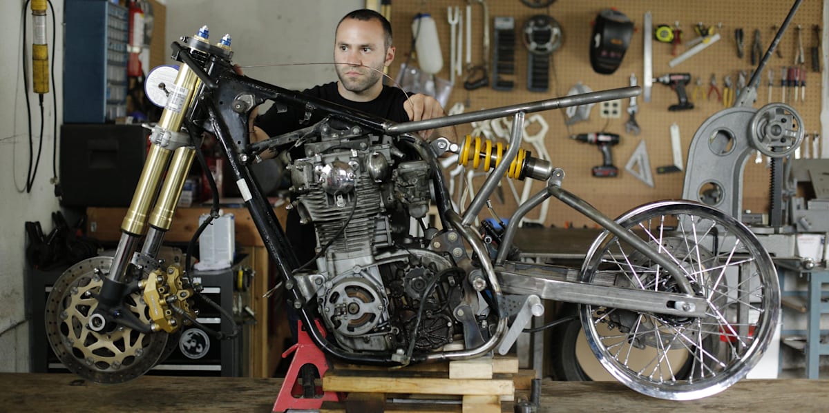 Build customized motorcycles by Nick Cologero