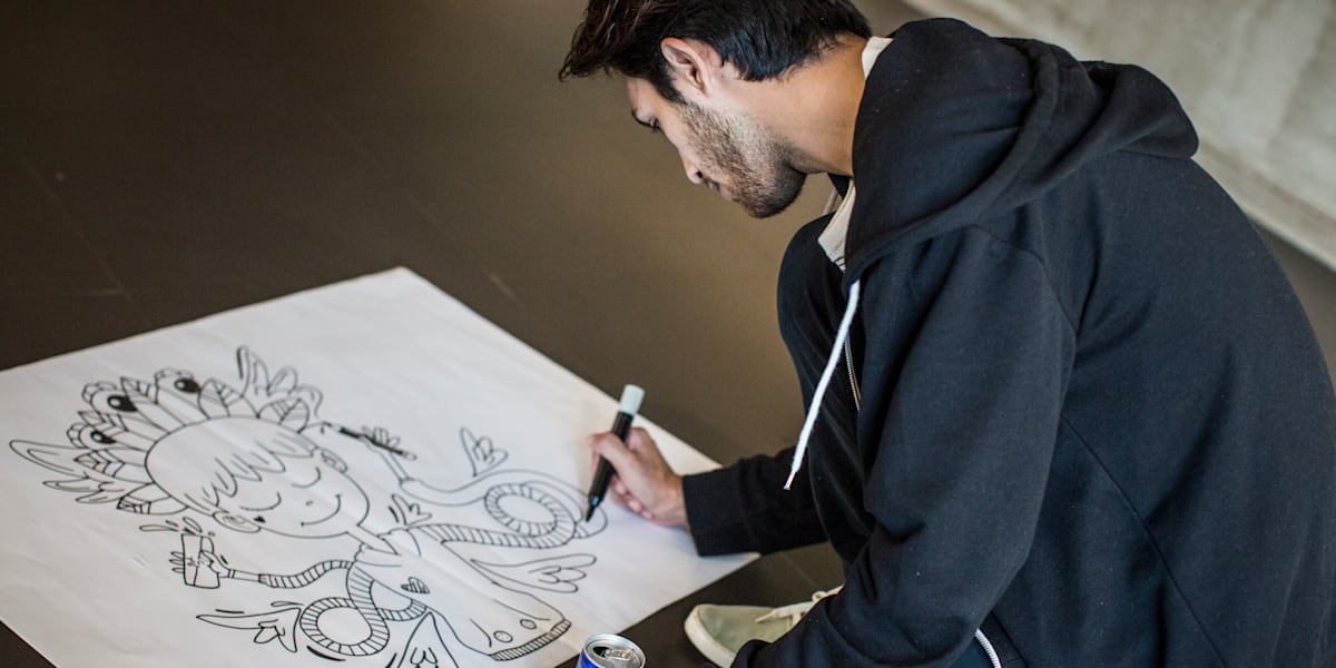 Red Bull Doodle Art: Benefits of doodling