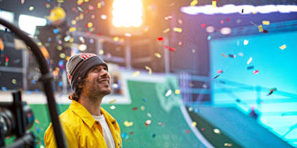 Behind the Scenes- Samsung TV skate session with Barros